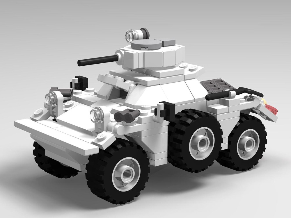 LEGO MOC UN Daimler Mk.2 Scout Car by SupersoniqueBricks | Rebrickable ...