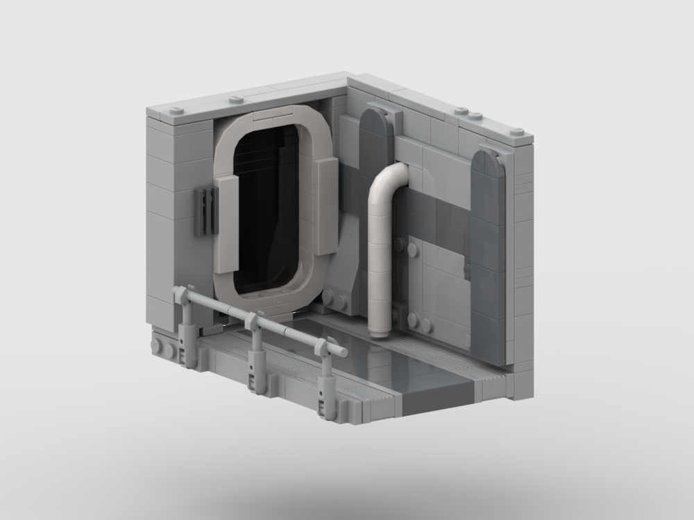 LEGO MOC Kamino Corridor by wb_lego_creations | Rebrickable - Build ...