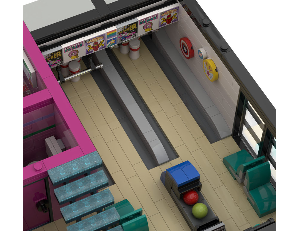 Lego Moc Arcade Modular By Ahribricks Rebrickable Build With Lego