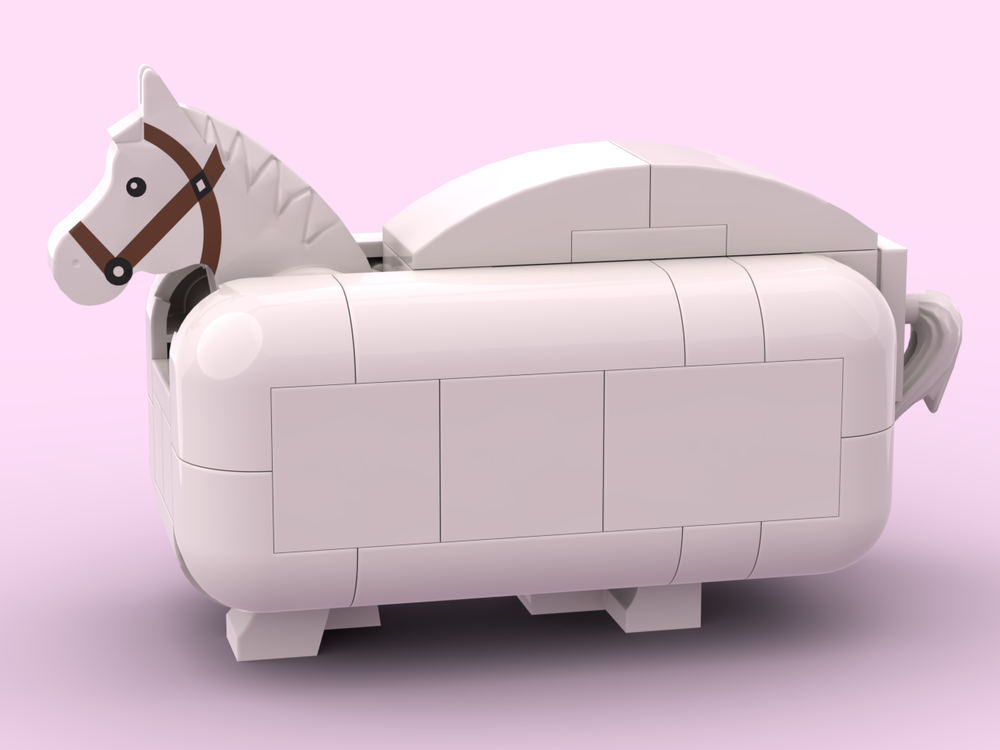 LEGO MOC Perfectly ordinary horse by snugglepanda | Rebrickable - Build ...