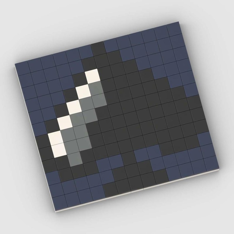 LEGO MOC Mosaic-spade by uminuo | Rebrickable - Build with LEGO