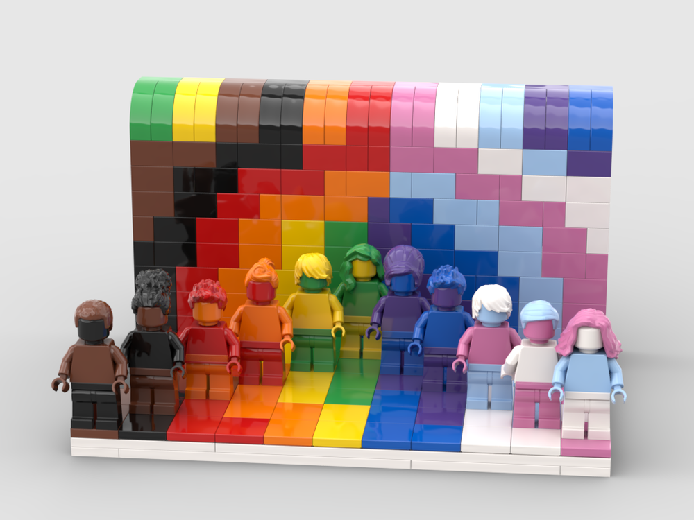LEGO MOC-120651 40516 Rainbow Pride by crazy8ron | Rebrickable - Build ...