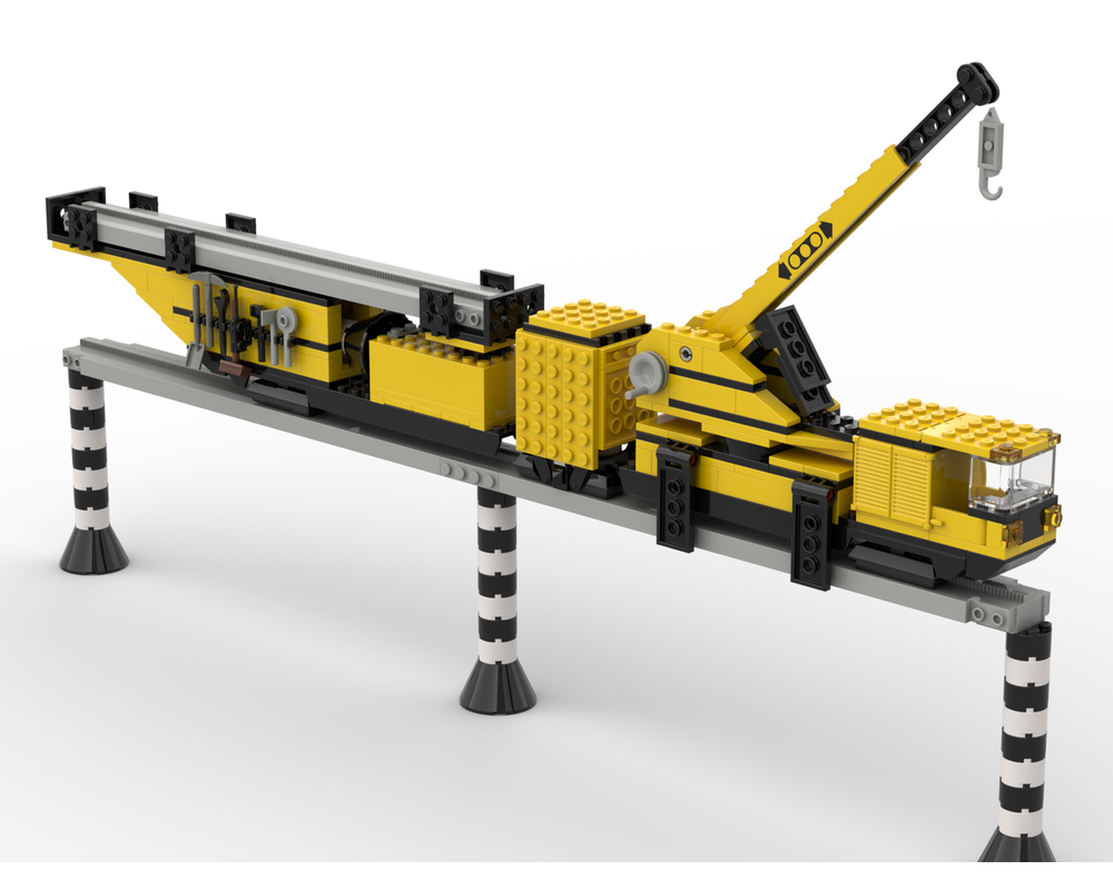 LEGO MOC Monorail Construction and Maintenance Vehicle by paulvdb ...