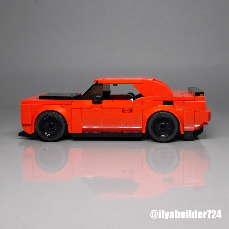 LEGO MOC Dodge Challenger Demon by ilyabuilder724 | Rebrickable - Build ...