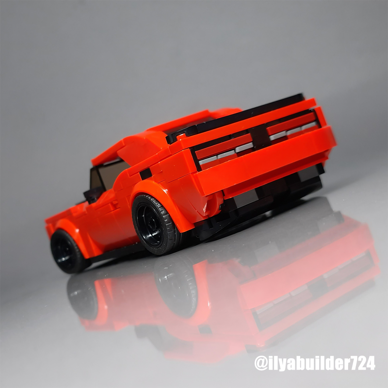 LEGO MOC Dodge Challenger Demon by ilyabuilder724 | Rebrickable - Build ...
