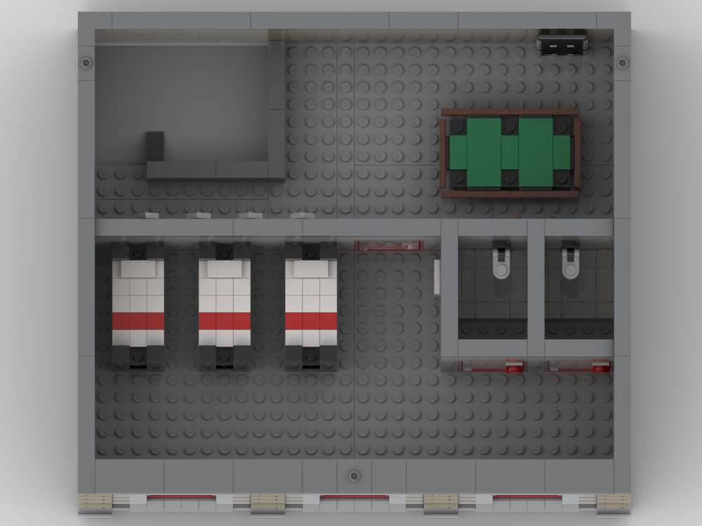 LEGO MOC M-01 Modular Firehouse by Brickosaurus | Rebrickable - Build ...