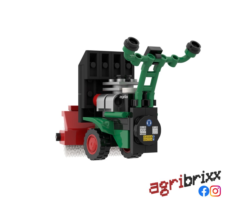Lego Moc Agria 0400p Implement Carrier With Sweeper By Agribrixx