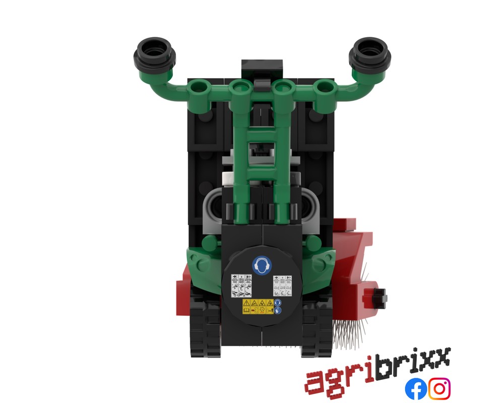 Lego Moc Agria 0400p Implement Carrier With Sweeper By Agribrixx