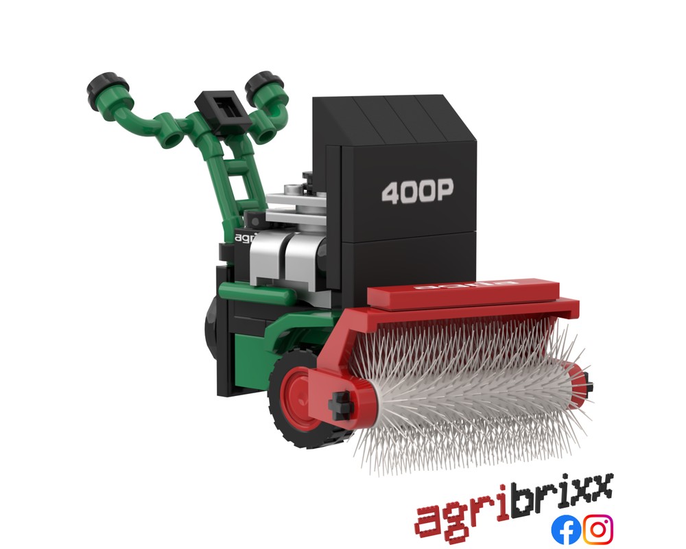 Lego Moc Agria 0400p Implement Carrier With Sweeper By Agribrixx