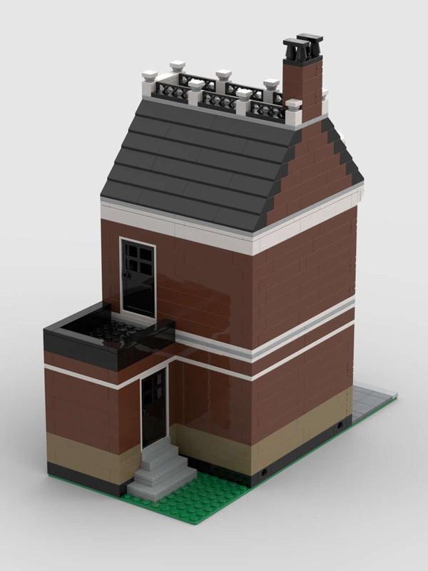 LEGO MOC half baseplate modular building by CLRobbe | Rebrickable ...