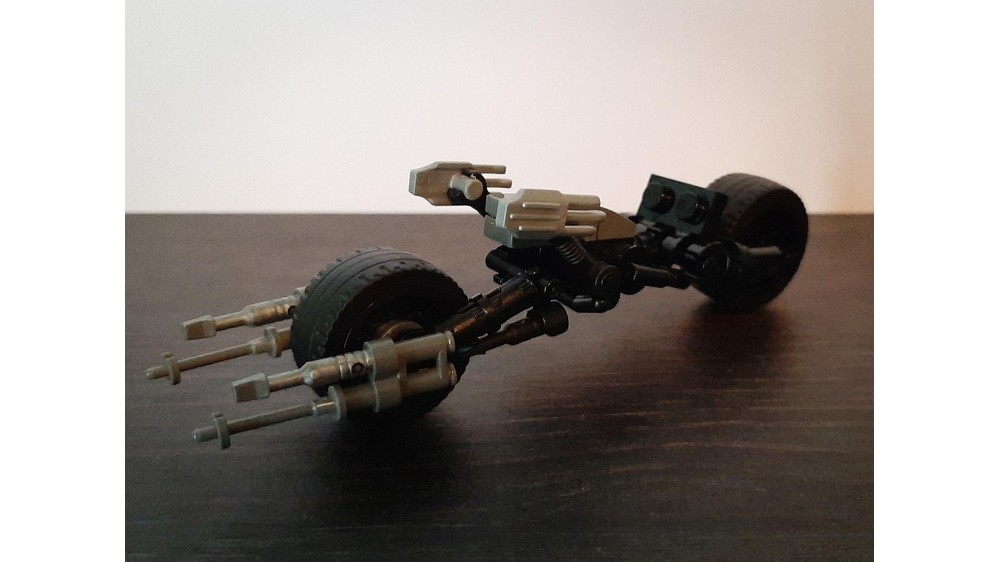 LEGO MOC Minifig Scale Batpod by P_R_I_M_E | Rebrickable - Build with LEGO