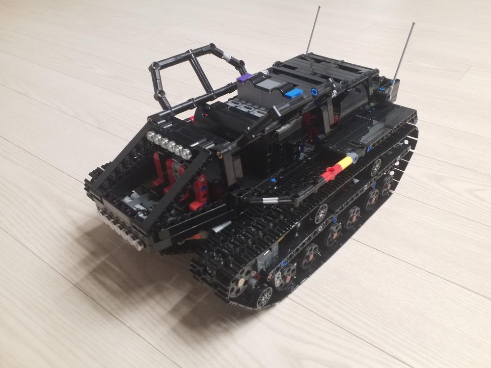 LEGO MOC RC Tank (Tracked Vehicle) by mechahn | Rebrickable - Build ...