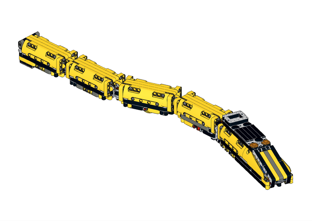 LEGO MOC Bullet Train by NARP | Rebrickable - Build with LEGO