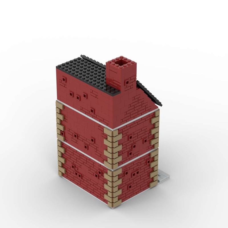LEGO MOC WWII French House #1 by hernbuilds | Rebrickable - Build with LEGO
