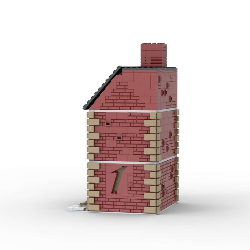 LEGO MOC WWII French House #1 by hernbuilds | Rebrickable - Build with LEGO
