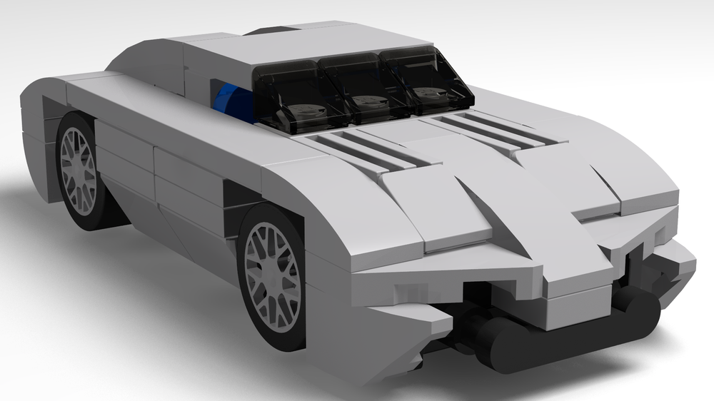 LEGO MOC Micro Scale Lego Car 2 by Kaaa | Rebrickable - Build with LEGO