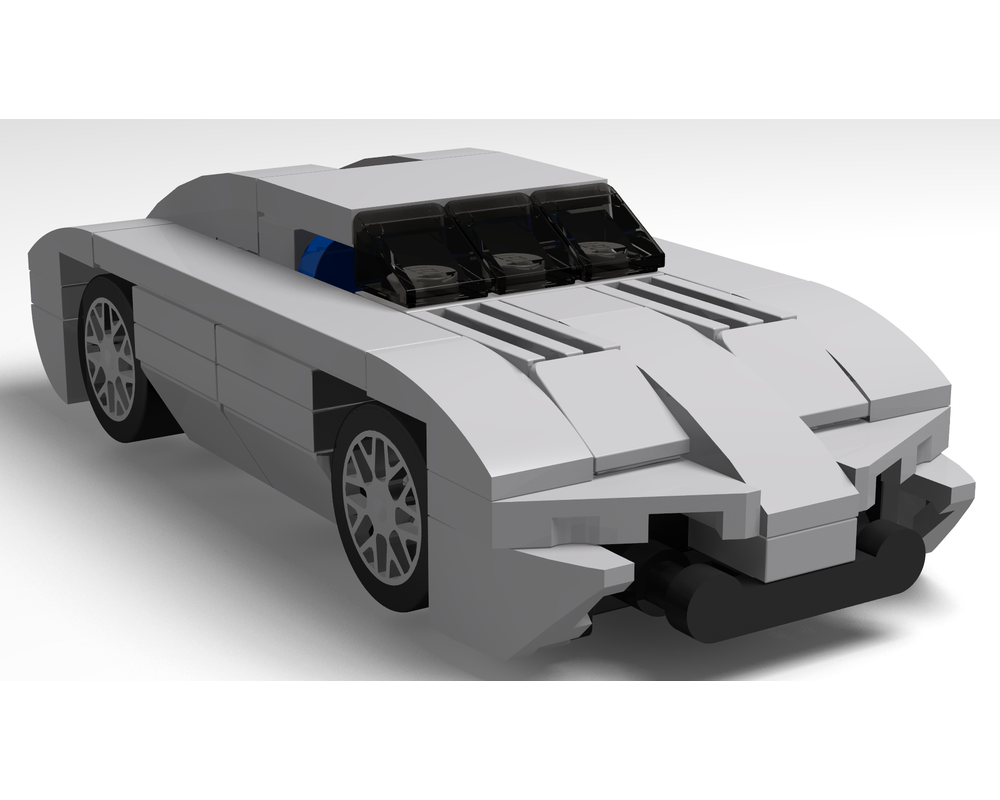 LEGO MOC Micro Scale Lego Car 2 by Kaaa | Rebrickable - Build with LEGO