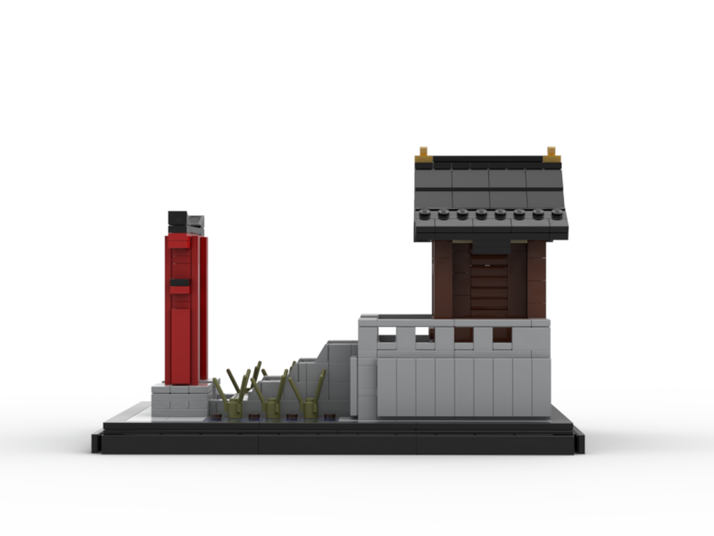 LEGO MOC small Japanese Shrine by ReaperX_9 | Rebrickable - Build with LEGO