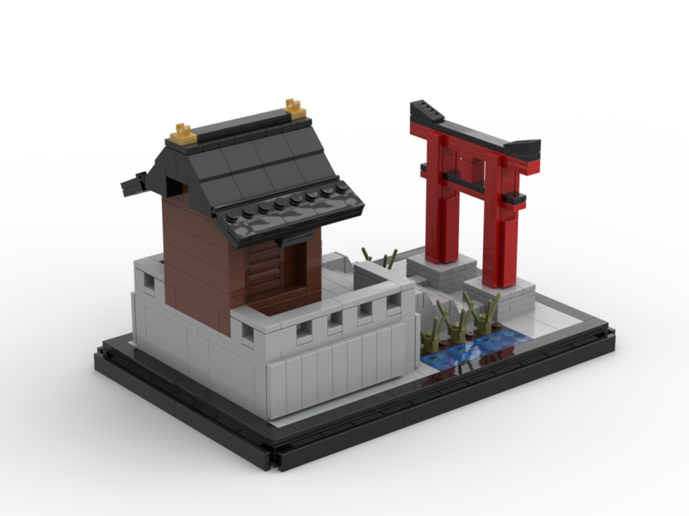 LEGO MOC small Japanese Shrine by ReaperX_9 | Rebrickable - Build with LEGO