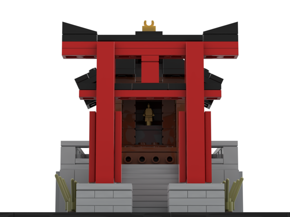 LEGO MOC small Japanese Shrine by ReaperX_9 | Rebrickable - Build with LEGO