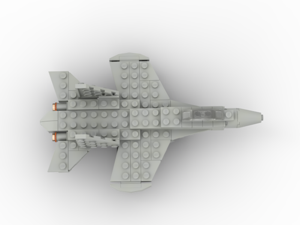 Lego Moc Sukhoi Su 27 Flanker By Adventurehill1 Rebrickable Build