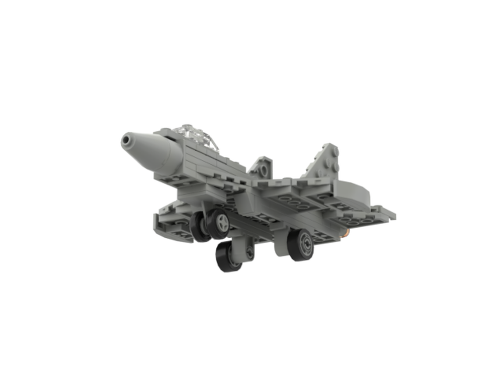 Lego Moc Sukhoi Su 27 Flanker By Adventurehill1 Rebrickable Build