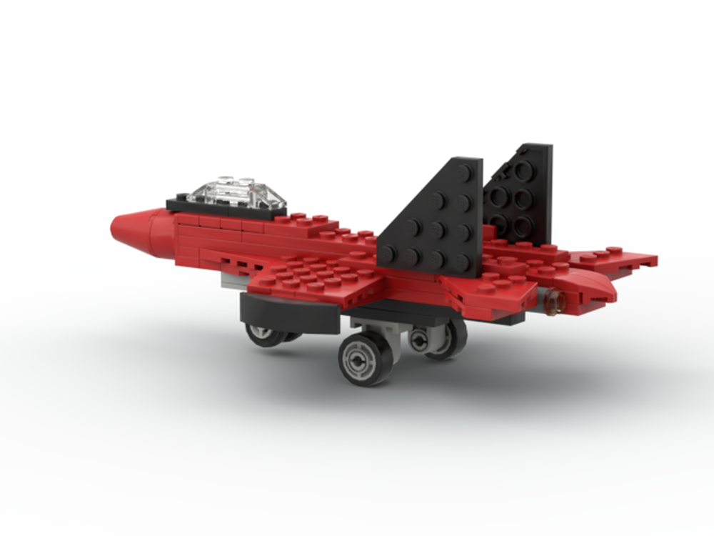 Lego Moc Sukhoi Su 27 Flanker By Adventurehill1 Rebrickable Build