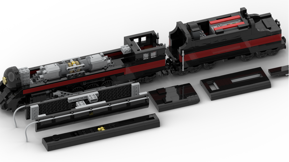LEGO MOC MOC - Locomotive - Norfolk and Western Class J 611 Steam - MOC by Mimi68 | Rebrickable ...