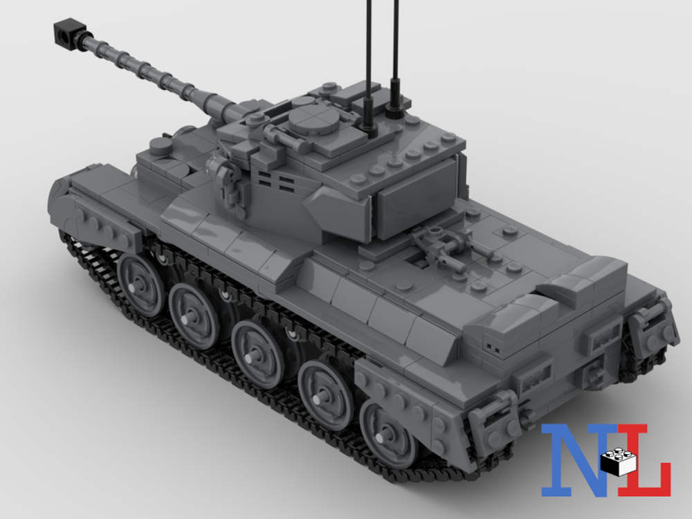LEGO MOC WW2 A34 Comet British Tank by NLBricks | Rebrickable - Build ...