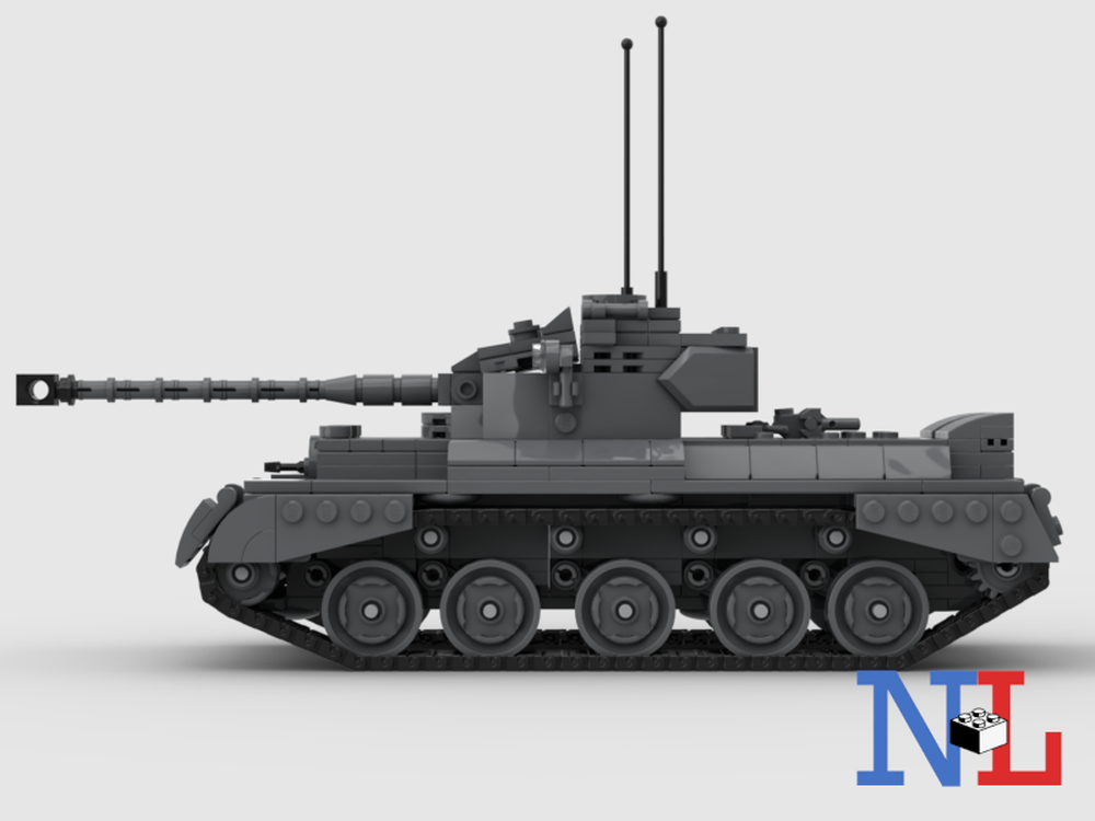 LEGO MOC WW2 A34 Comet British Tank by NLBricks | Rebrickable - Build ...