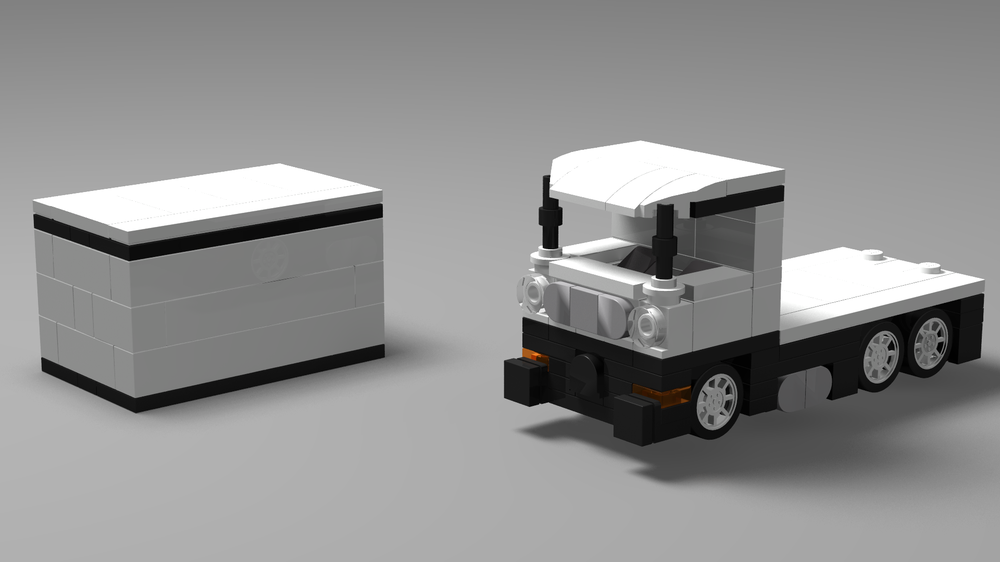 LEGO MOC Micro Scale Lego Truck by Kaaa | Rebrickable - Build with LEGO