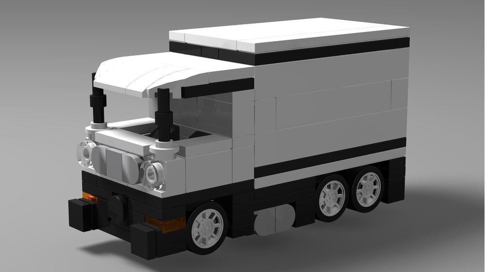 LEGO MOC Micro Scale Lego Truck by Kaaa | Rebrickable - Build with LEGO