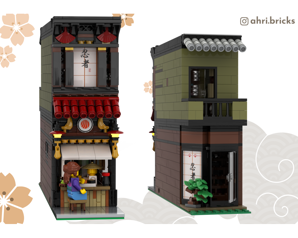 LEGO MOC Sushi Spot Modular by ahri.bricks | Rebrickable - Build with LEGO