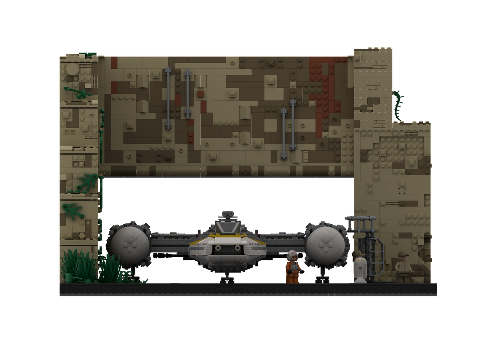 Lego Moc Sw Yavin Base By Sarinoo90 Rebrickable Build With Lego