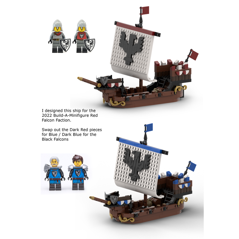 LEGO MOC Medieval Ship by slimjimlego | Rebrickable - Build with LEGO