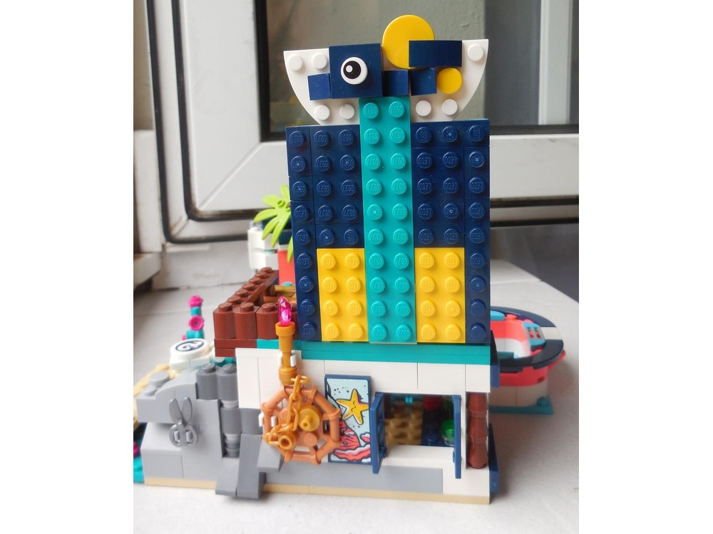 LEGO MOC 41380 Cool Pool House by Gooble | Rebrickable - Build with LEGO