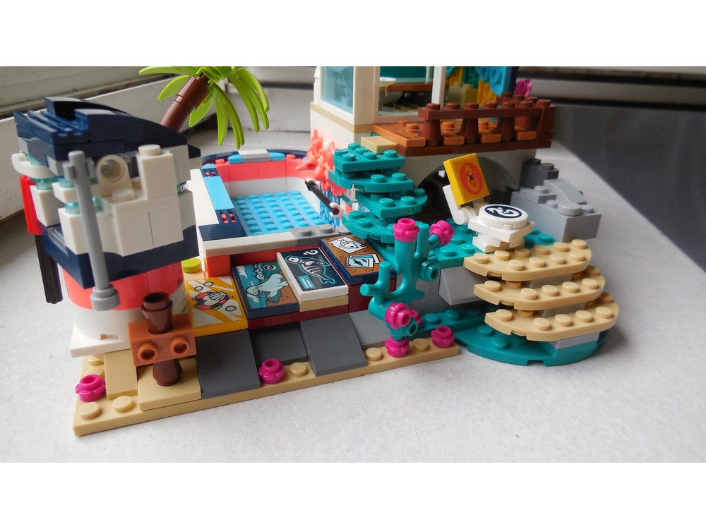 LEGO MOC 41380 Cool Pool House by Gooble | Rebrickable - Build with LEGO