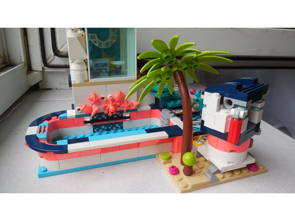 LEGO MOC 41380 Cool Pool House by Gooble | Rebrickable - Build with LEGO