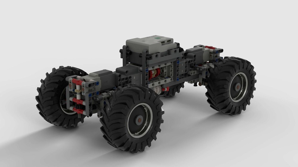 LEGO MOC offroad chassis by Tarzandy | Rebrickable - Build with LEGO