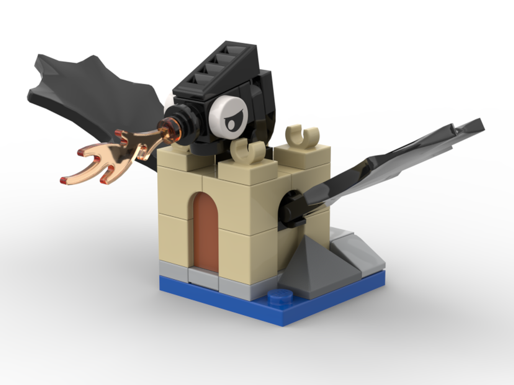 LEGO MOC Micro Dragon's Keep by dkressin | Rebrickable - Build with LEGO