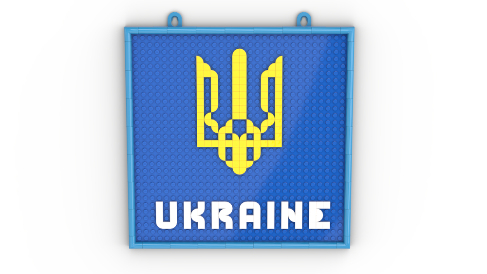 LEGO MOC 41952 Ukrainian trident by Lenarex | Rebrickable - Build with LEGO