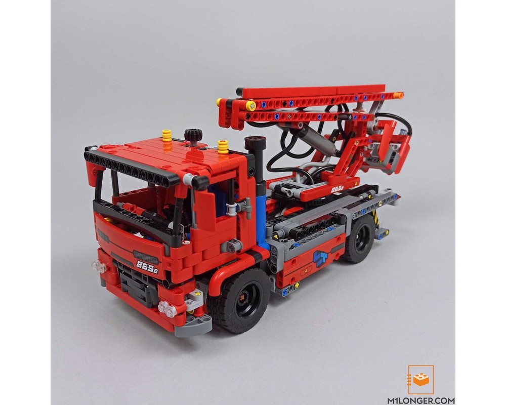 Lego Moc 42144 Cherry Picker By Mlonger Rebrickable Build With Lego