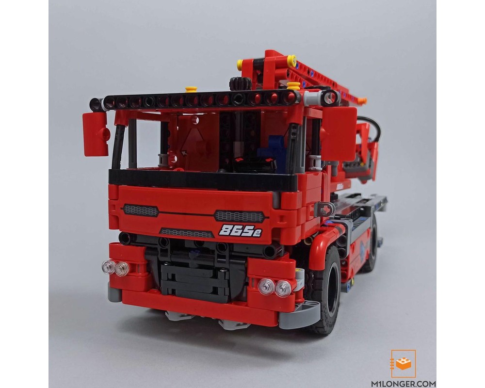 Lego Moc 42144 Cherry Picker By Mlonger Rebrickable Build With Lego