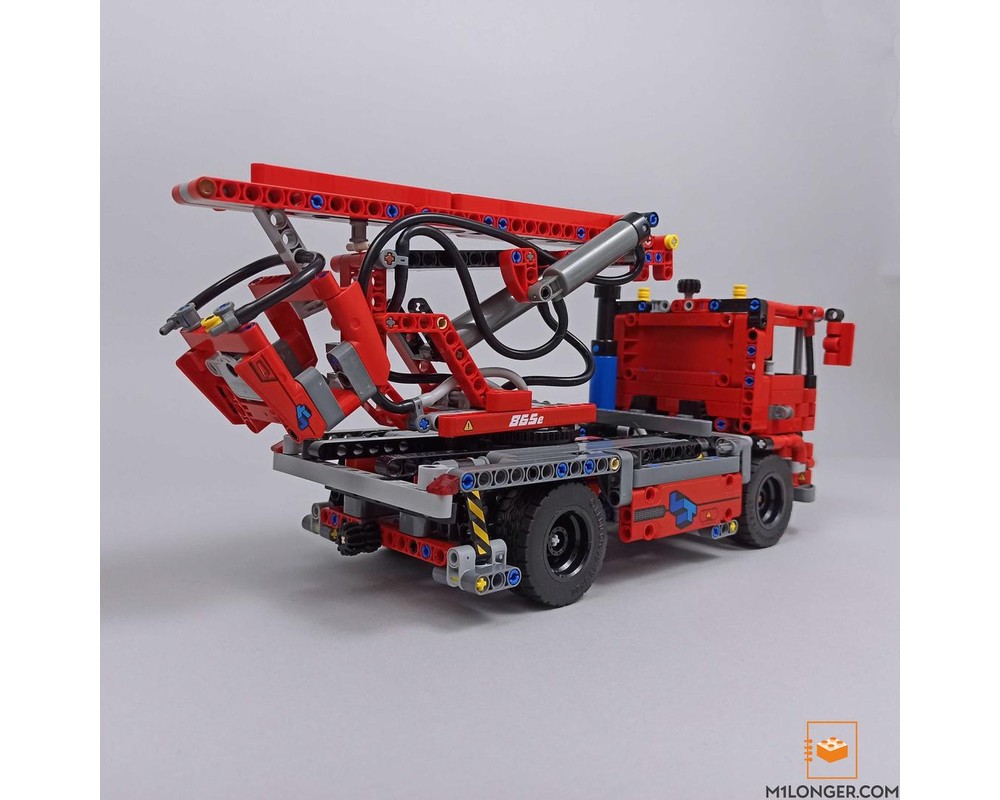 Lego Moc 42144 Cherry Picker By Mlonger Rebrickable Build With Lego