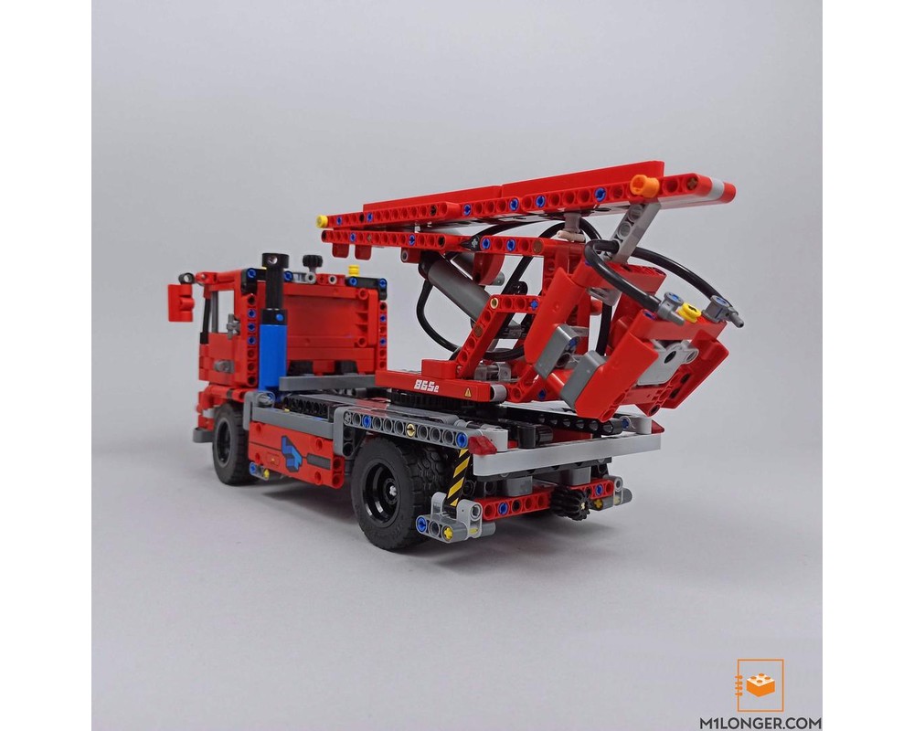 Lego Moc 42144 Cherry Picker By Mlonger Rebrickable Build With Lego