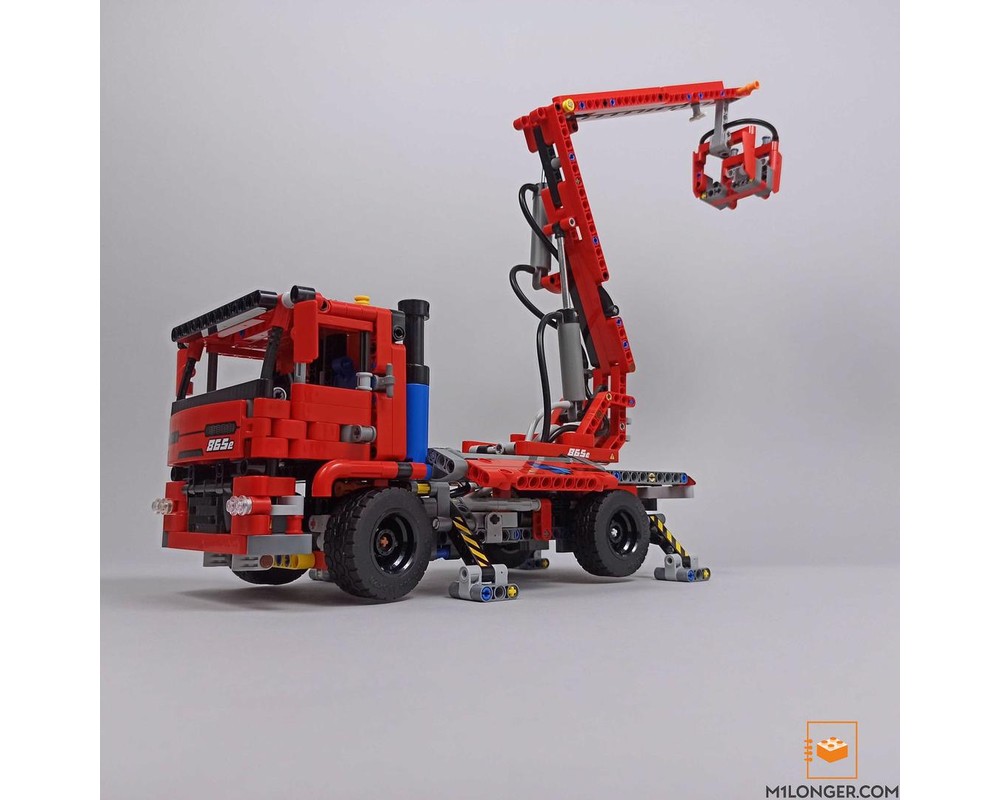 Lego Moc 42144 Cherry Picker By Mlonger Rebrickable Build With Lego