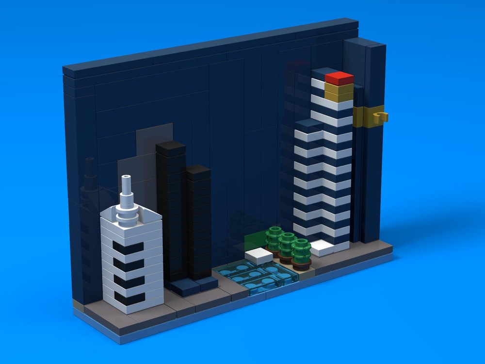 LEGO MOC Melbourne City Skyline by Machi Koro Dude | Rebrickable ...