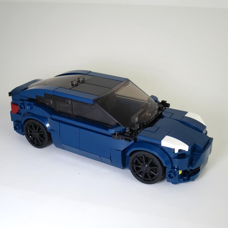 LEGO MOC Tesla Model 3 – Blue by lunabricks | Rebrickable - Build with LEGO