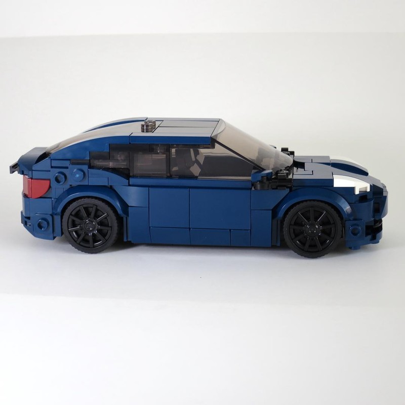 LEGO MOC Tesla Model 3 – Blue by lunabricks | Rebrickable - Build with LEGO