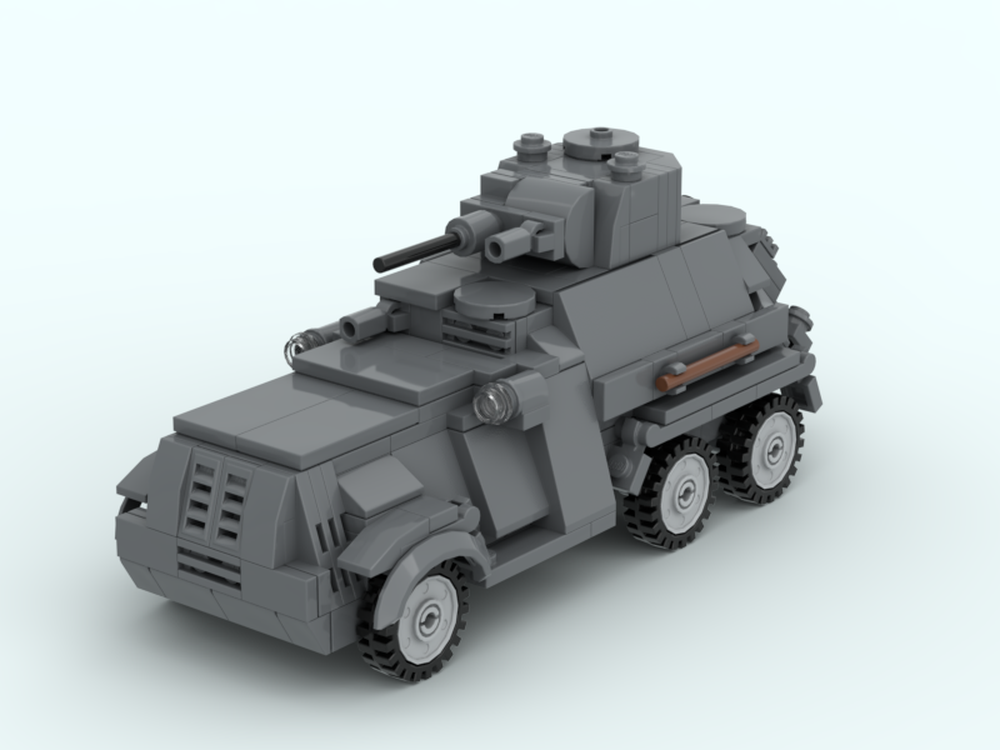 LEGO MOC Landsverk M38 armored car ww2 by warbrick.ww2 | Rebrickable ...